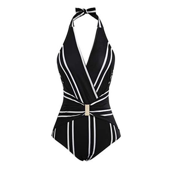 Grace Karin | Swim | Grace Karin Womens Stripe Onepiece Swimsuit High ...